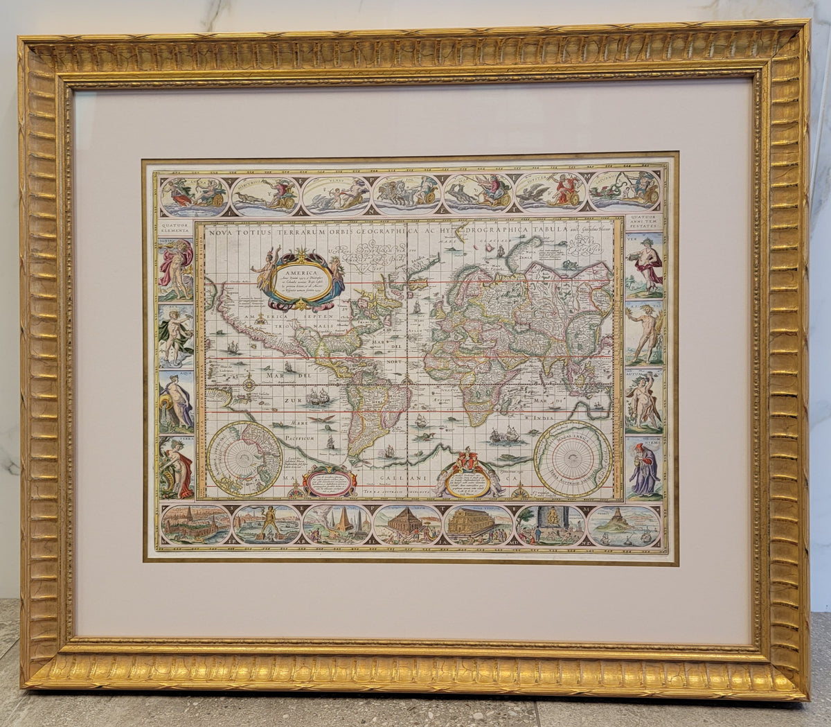 Proper Framing of Antique and Rare Maps – Museum Framing