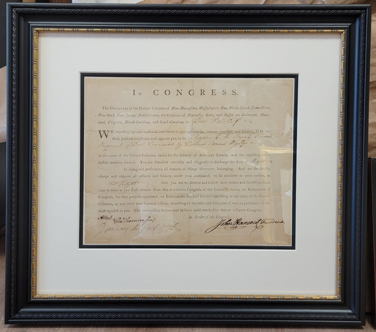 Mounting Important and Fragile Paper Documents for Framing – Museum Framing
